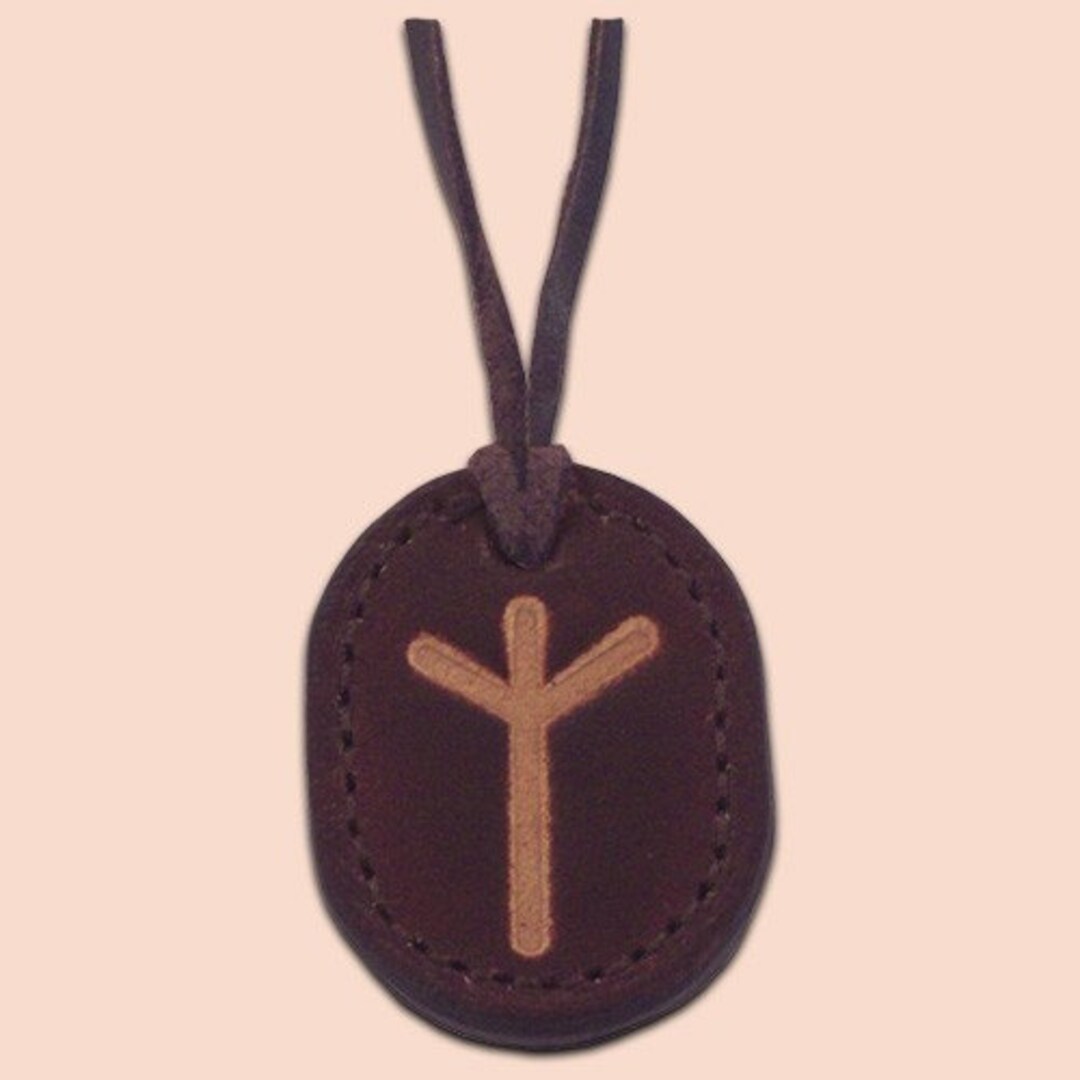 Algiz the Rune of Protection and Opportunity Asatru Jewelry Leather ...