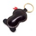 Ninja Leather Keychain Handmade Leather Ninja Bag Charm New - Etsy