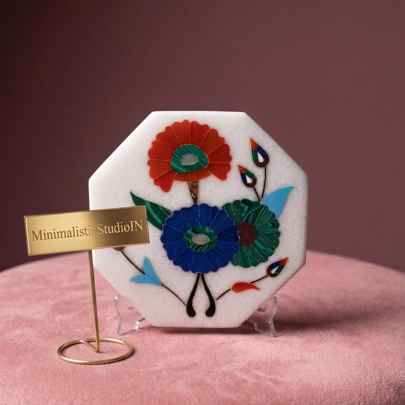 Octagonal Decorative Plates - Etsy