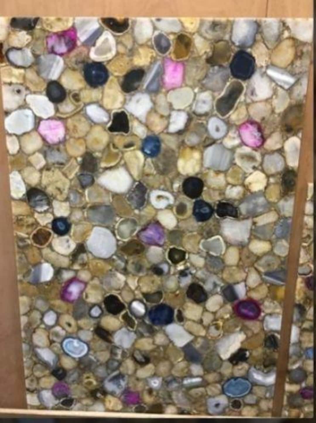 Multicolor Agate Countertop Slab | Custom Kitchen & Vanity - Etsy