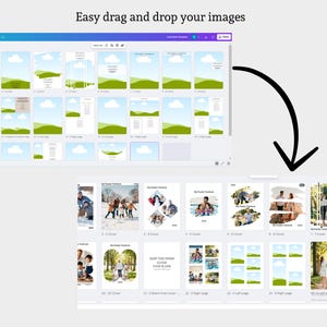 Family Photo Magazine Template | Printable Annual Memory Book | Family ...