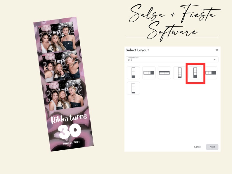 Y2K Birthday Themed Photo Booth Template, 90's, 2000's Photo Booth ...