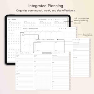2024 2025 Academic Planner, Minimalist Student Planner, Study Schedule ...