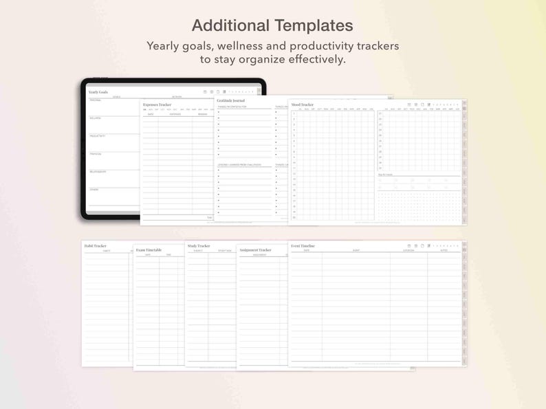2024 2025 Academic Planner, Minimalist Student Planner, Study Schedule ...