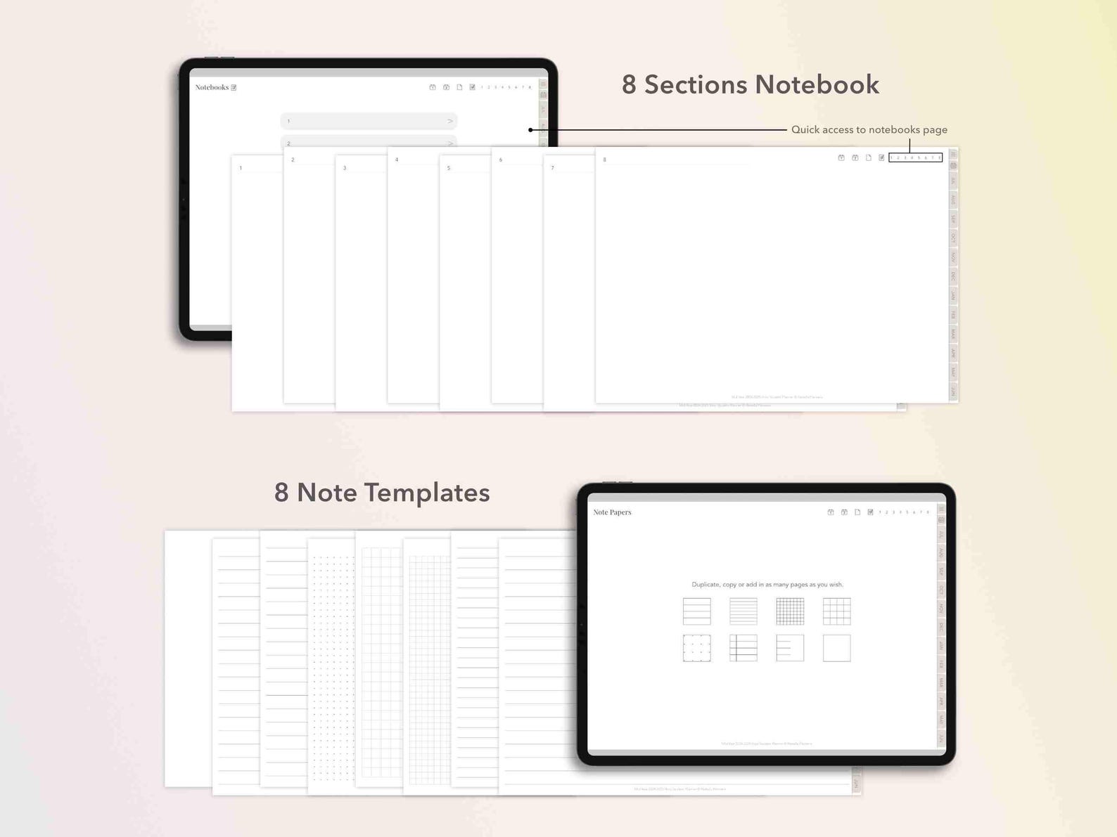 2024 2025 Academic Planner, Minimalist Student Planner, Study Schedule ...