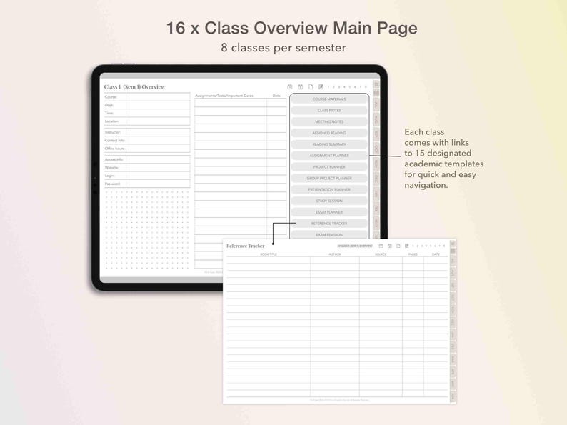 2024 2025 Academic Planner, Minimalist Student Planner, Study Schedule ...