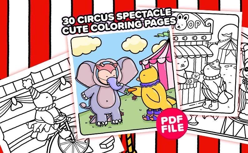 Browmies: Circus Spectacle Coloring Book – Fun-filled Circus Scenes ...