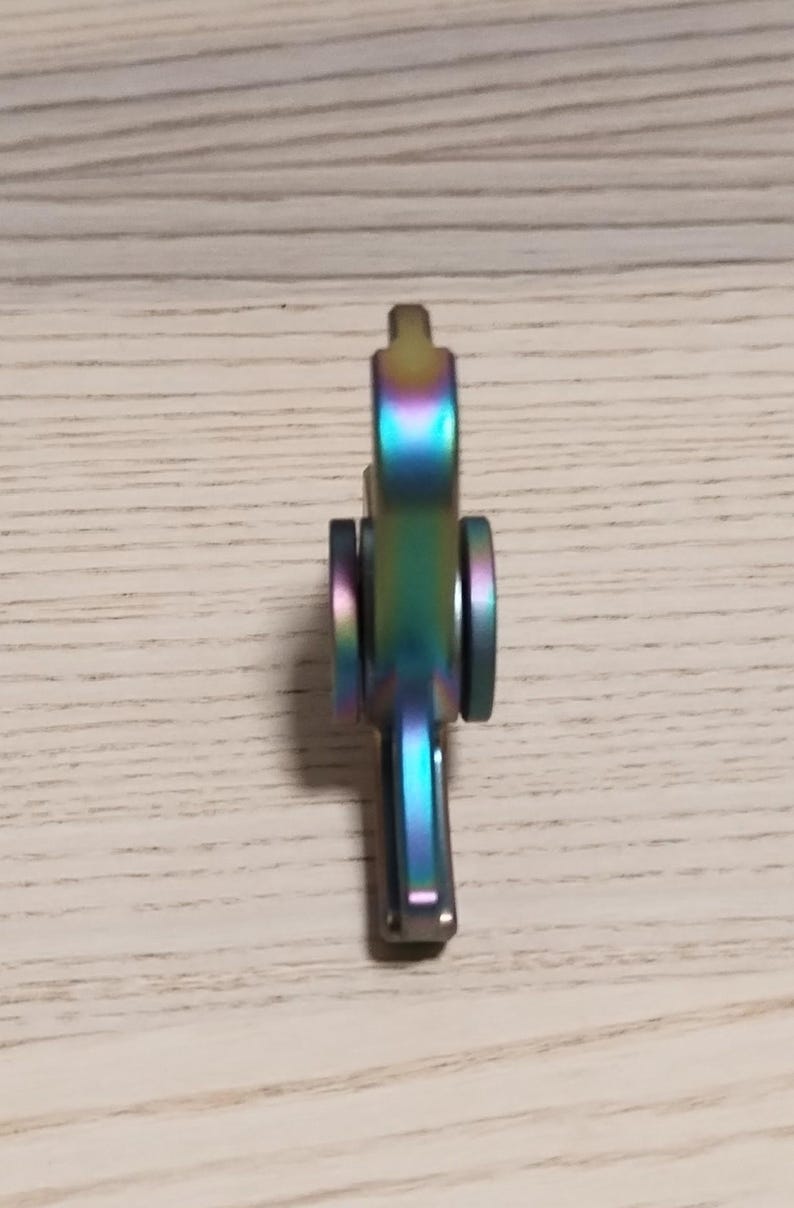 Heavyweight Metal Rainbow Fidget Spinner - Etsy