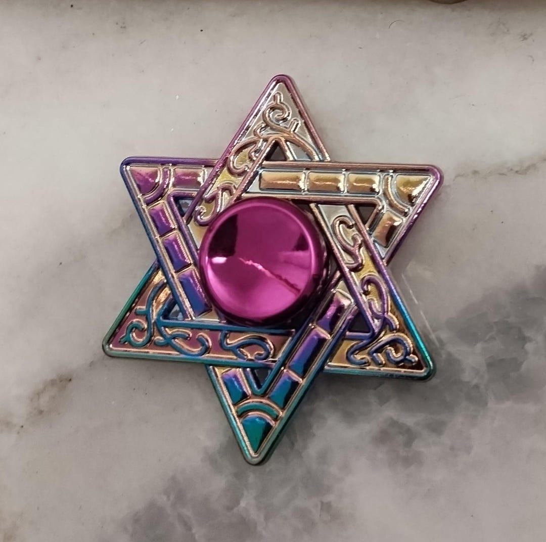 Beautiful Mystical Star Metal Fidget Spinner for Stress Relief and as a ...