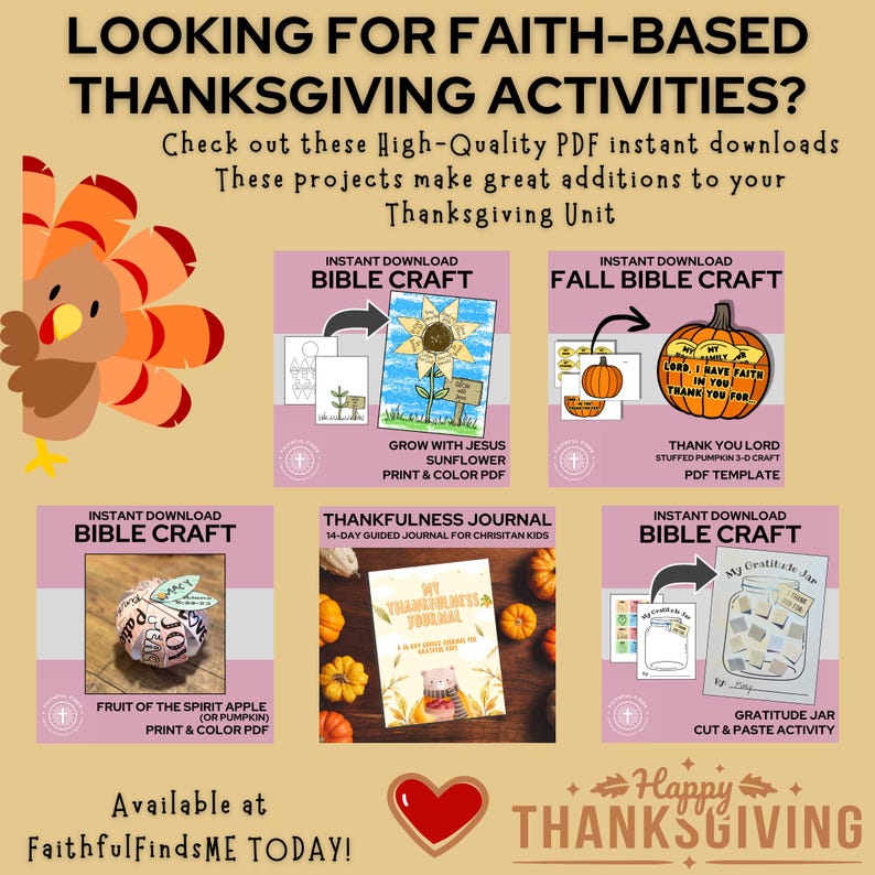 Fall Bible Craft | Thankfulness Wheel | Christian Kids' Sunday School ...