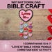 Love is 1 Corinthians Bible Verse Craft Printable: Sunday School ...