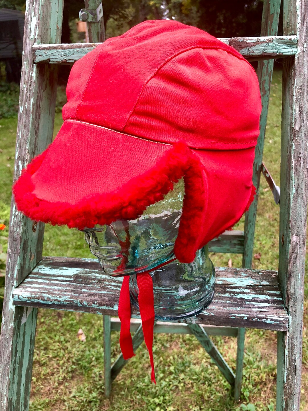 Vintage Trooper Hat Northwest Mountie Tie Helmet by Antler 21 1/2 in ...