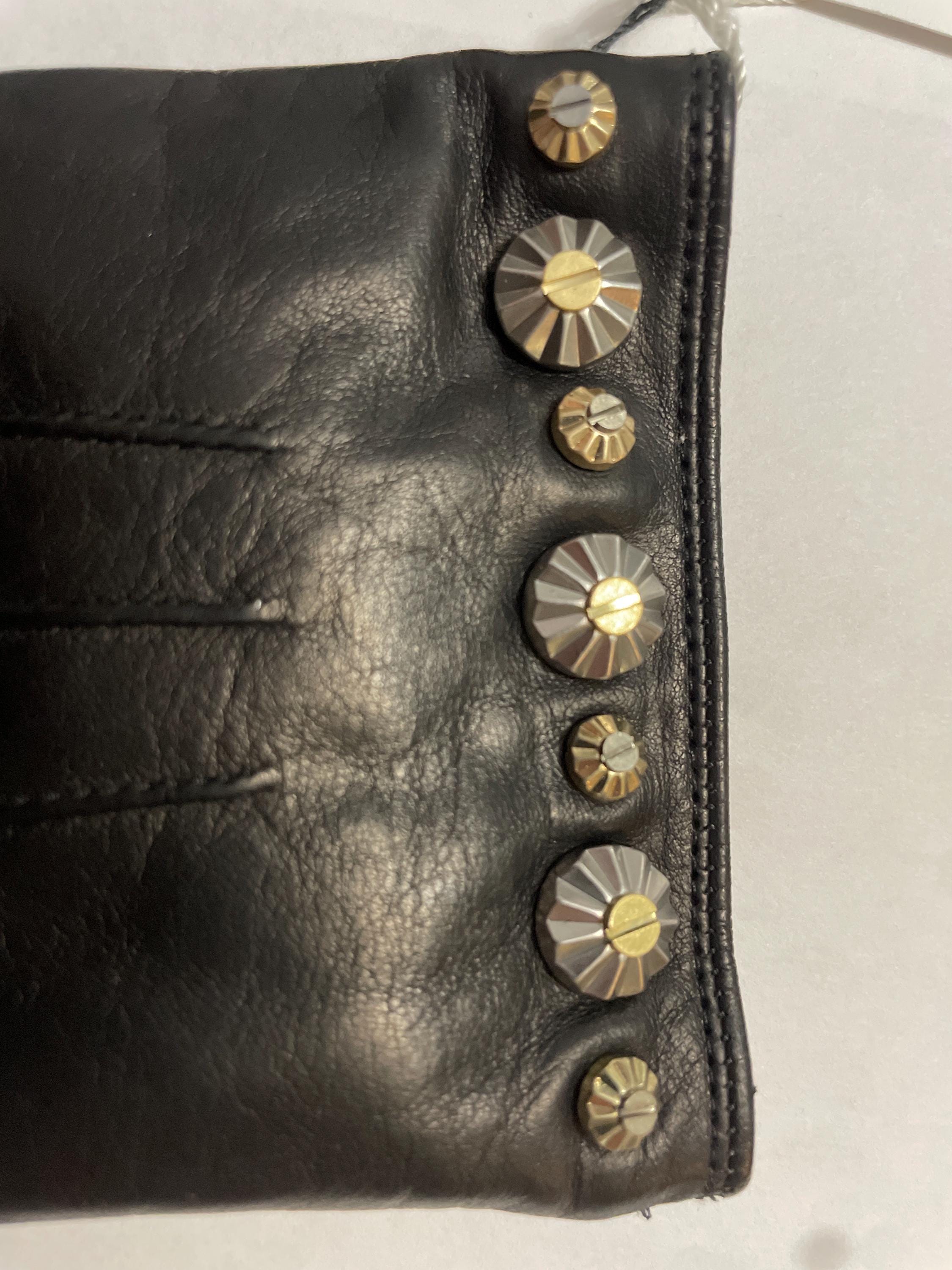 165 NEW Women's Coach Daisy Rivet Leather Gloves Size 71/2 - Etsy