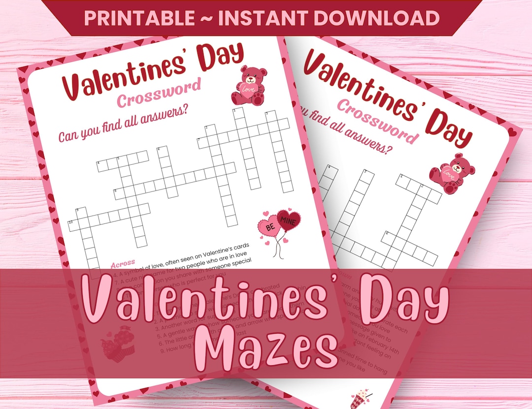 Valentines’ Day Mazes | Valentines’ Printables | Valentines Day ...