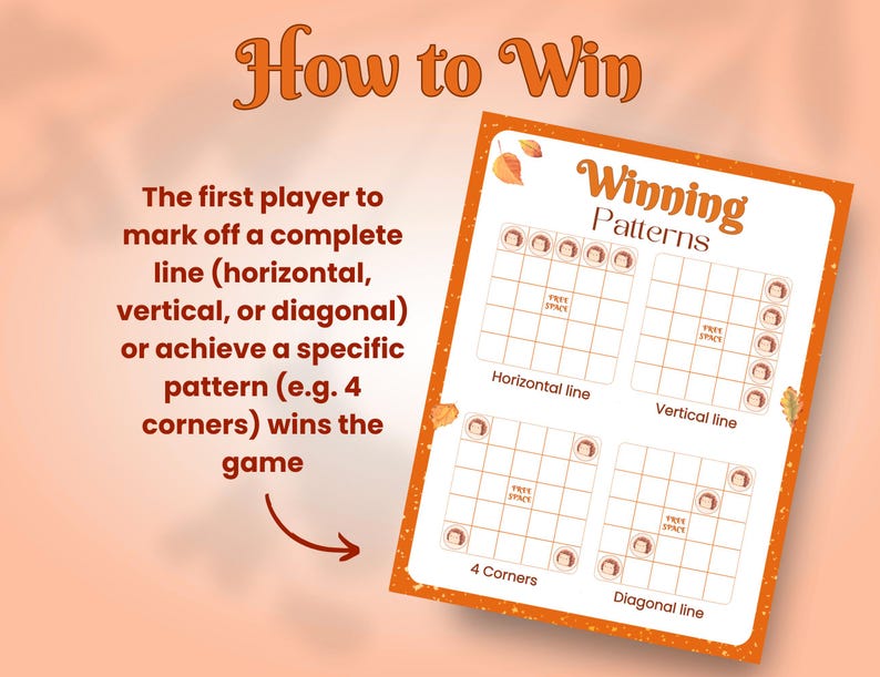 50 Autumn Bingo Cards | Fall Bingo | Autumn Printable | Fall Activity ...