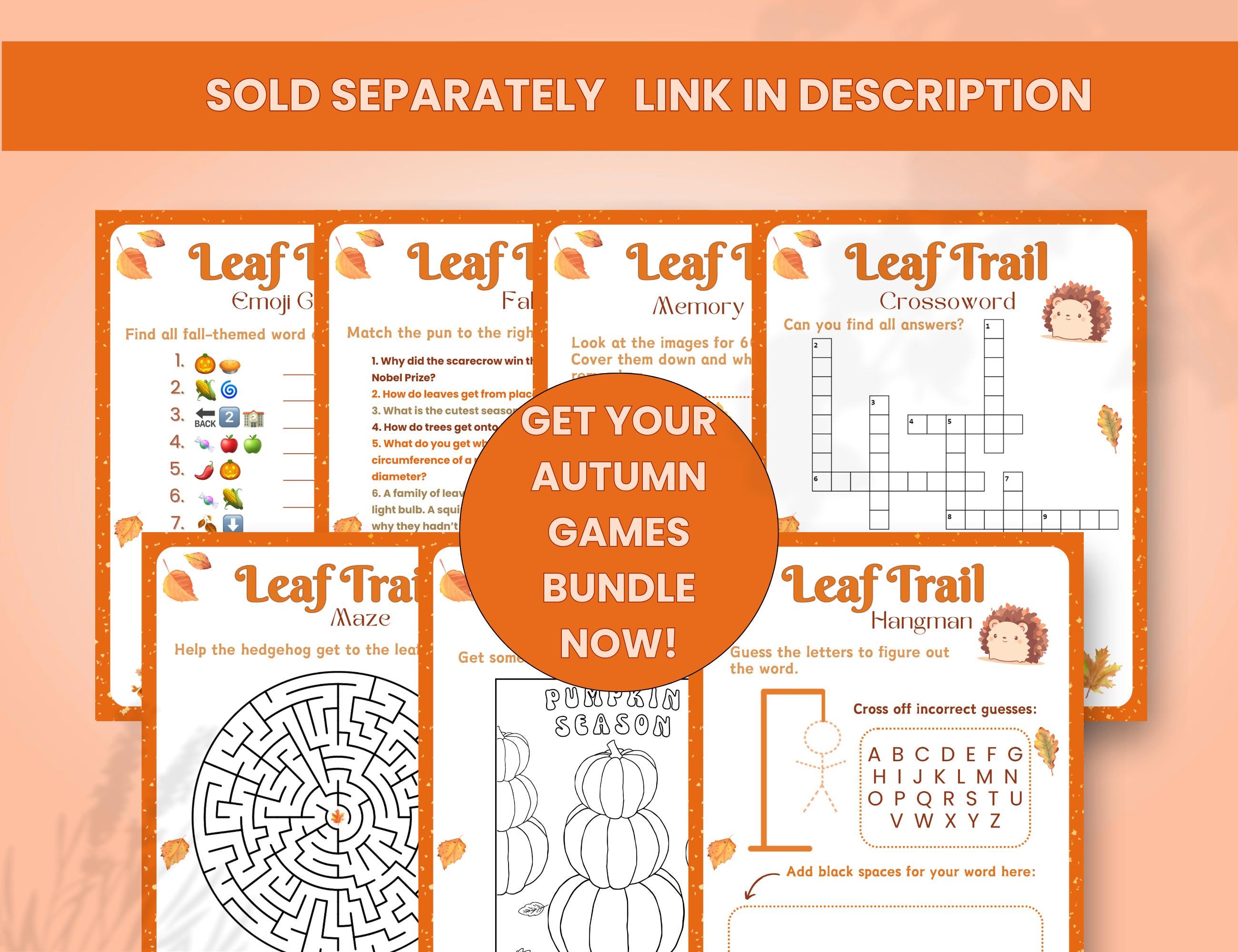 Autumn Word Search | Fall Printables | Word Search Game | Fall Activity ...
