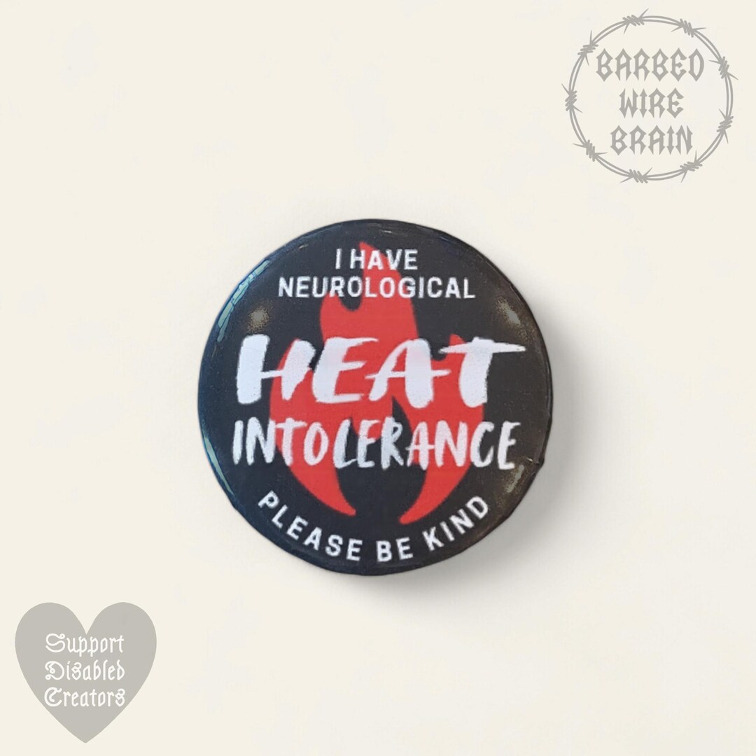 Heat Intolerance Badge - Etsy