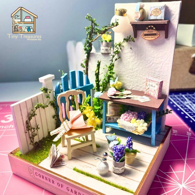 DIY Miniature Dollhouse, Mini House, Miniature Doll House Kit, DIY Mini ...
