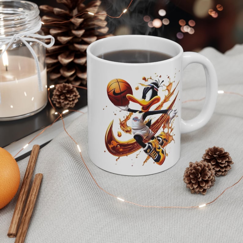 Nike Daffy Duck Style Basketball Mug 11oz - Etsy