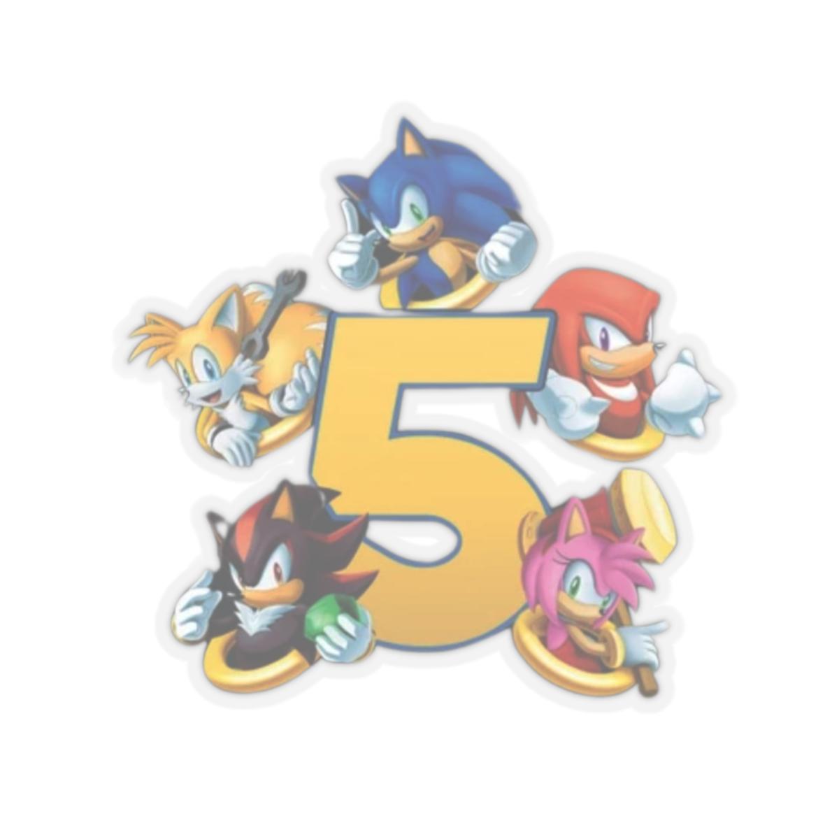Sonic Family Sonic Tails Knuckles Princess Stickers - Etsy
