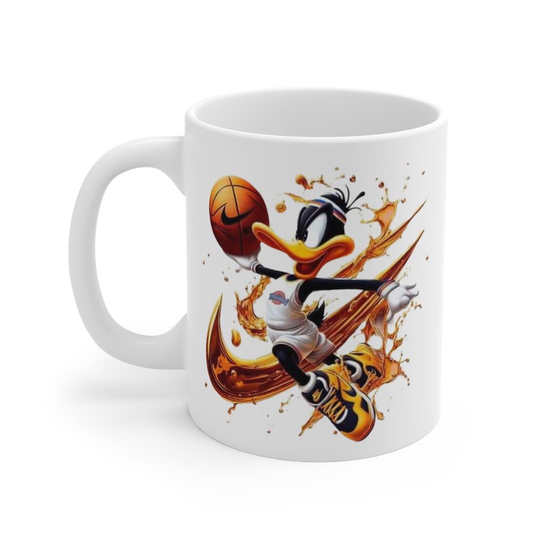 Nike Daffy Duck Style Basketball Mug 11oz - Etsy
