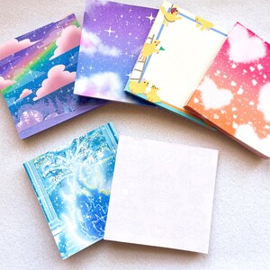 Starry Rainbow Nights 4x6 Notepad - Etsy