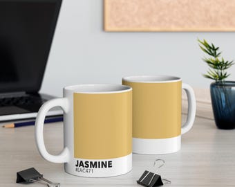 Obsidian Color Palette Ceramic Coffee Mug Modern Art Deco Black Glass ...