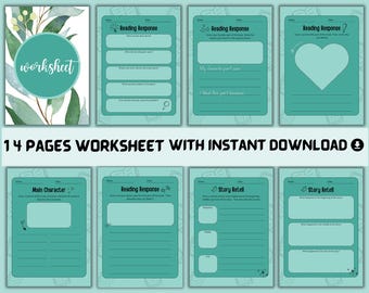 Story Map Retell Reading Worksheet - Etsy