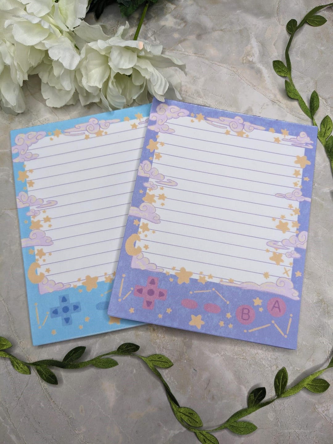 Gaming Memo Pads Notepads Cute Kawaii Notepads Gift Stationary Cute ...