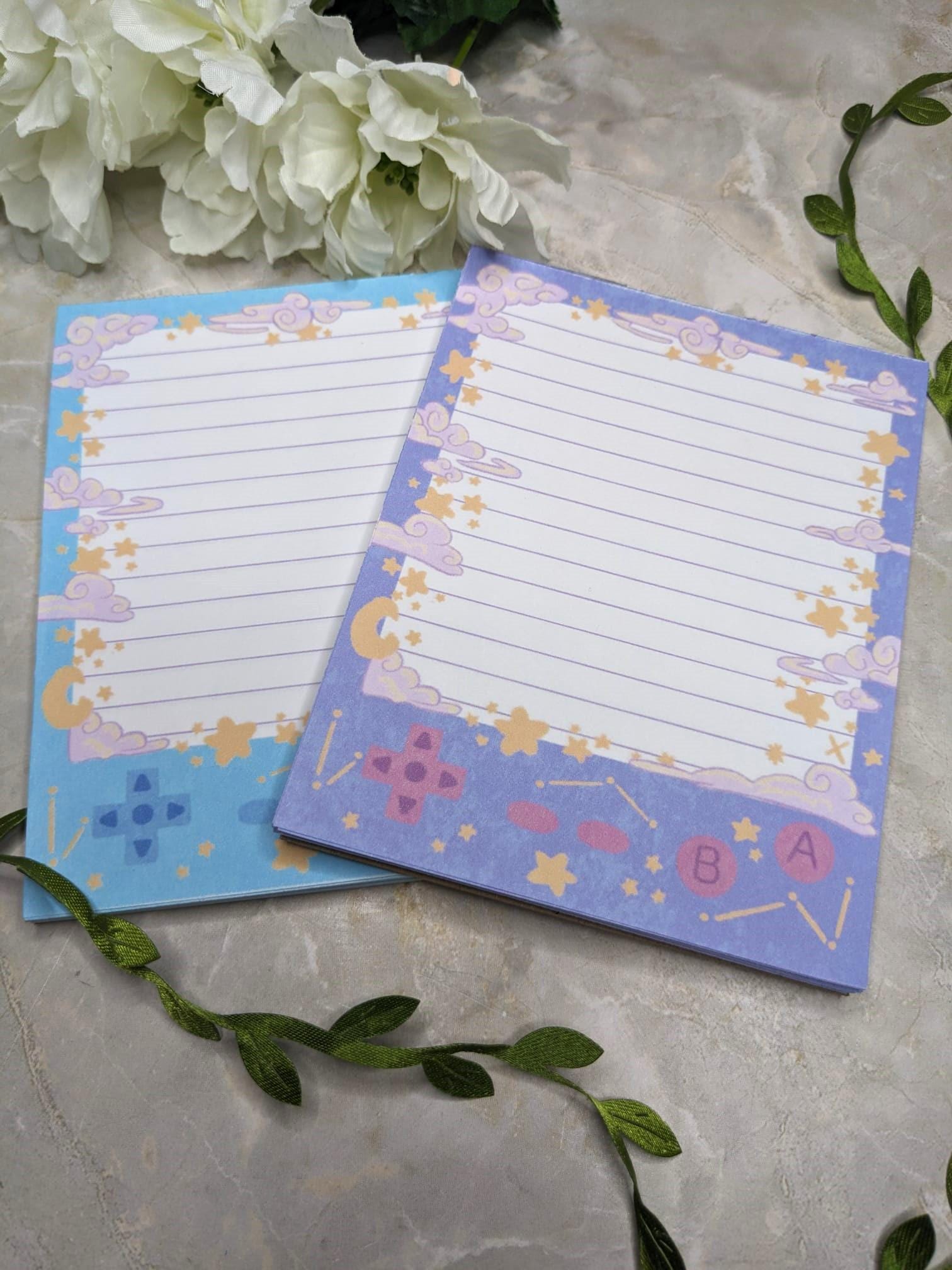 Gaming Memo Pads Notepads Cute Kawaii Notepads Gift Stationary Cute ...