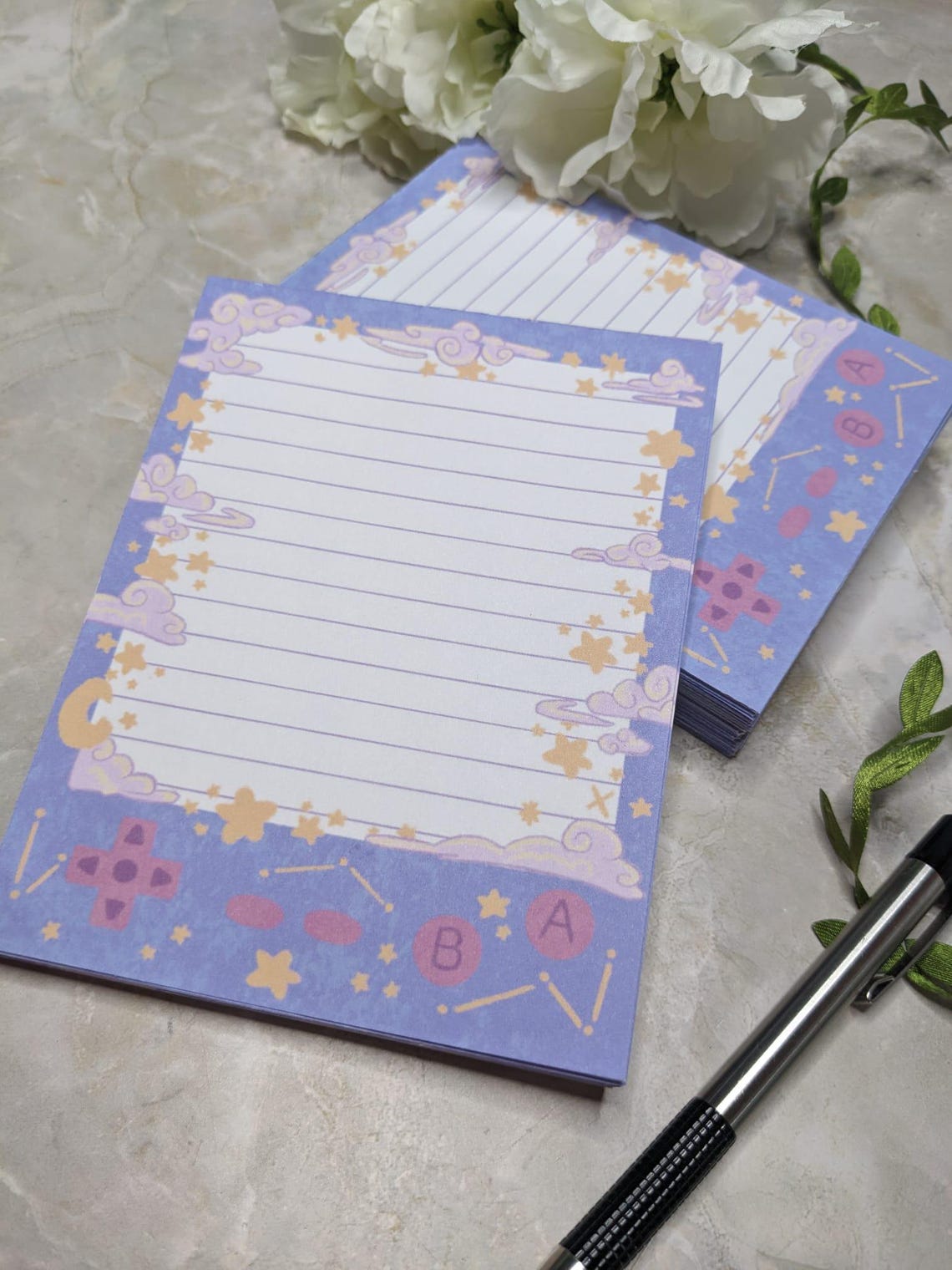 Gaming Memo Pads Notepads Cute Kawaii Notepads Gift Stationary Cute ...