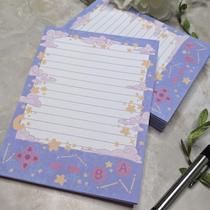 Gaming Memo Pads Notepads Cute Kawaii Notepads Gift Stationary Cute ...