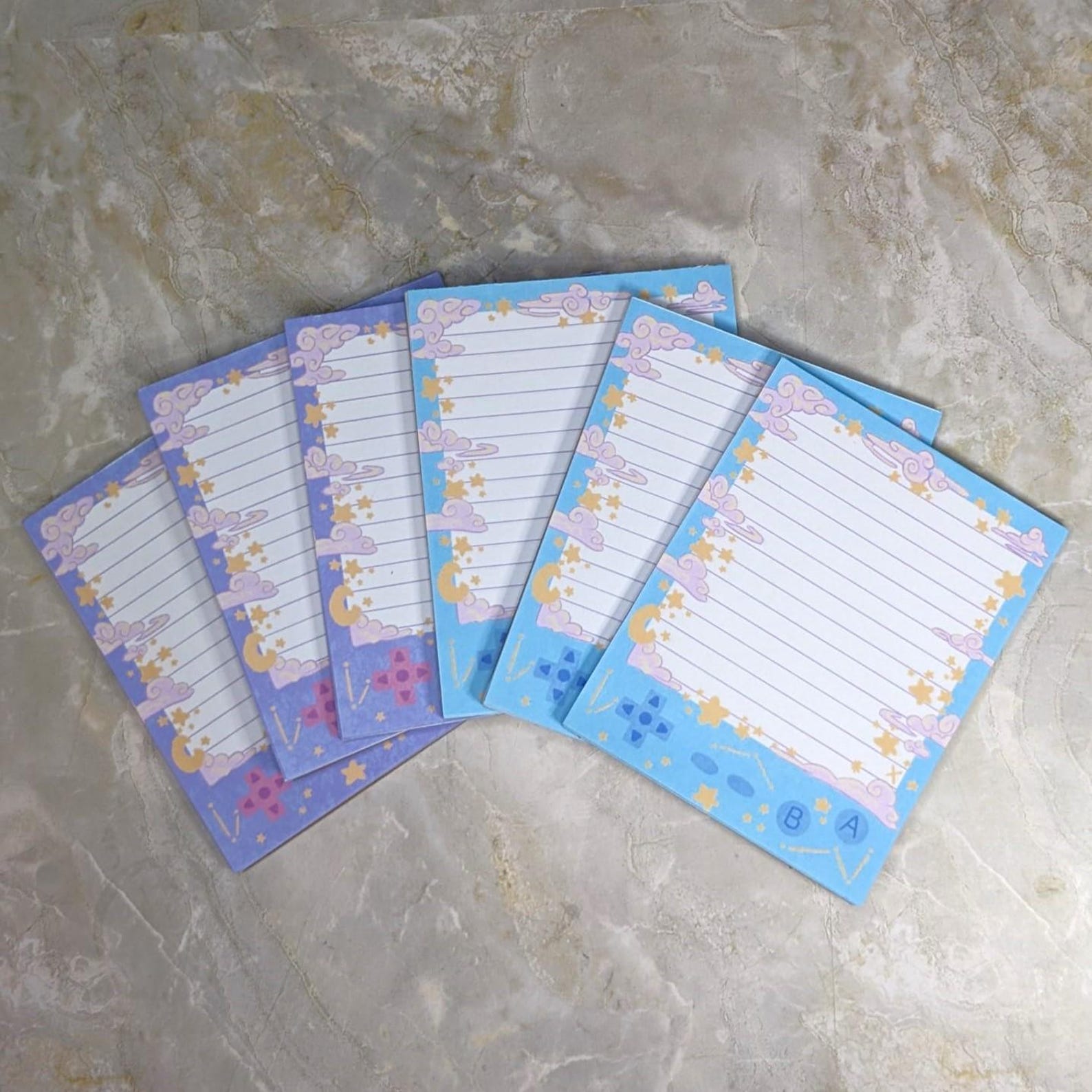 Gaming Memo Pads Notepads Cute Kawaii Notepads Gift Stationary Cute ...