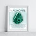 Malachite Crystal Digital Wall Art - Etsy