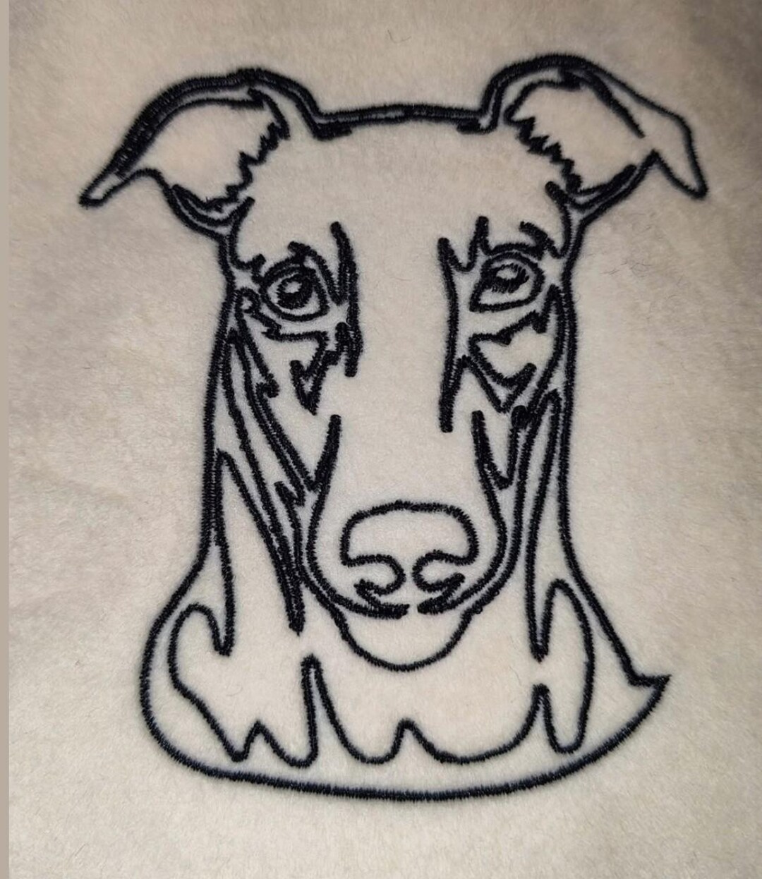 Greyhound 4x4 Line Drawing Embroidery Design - Etsy