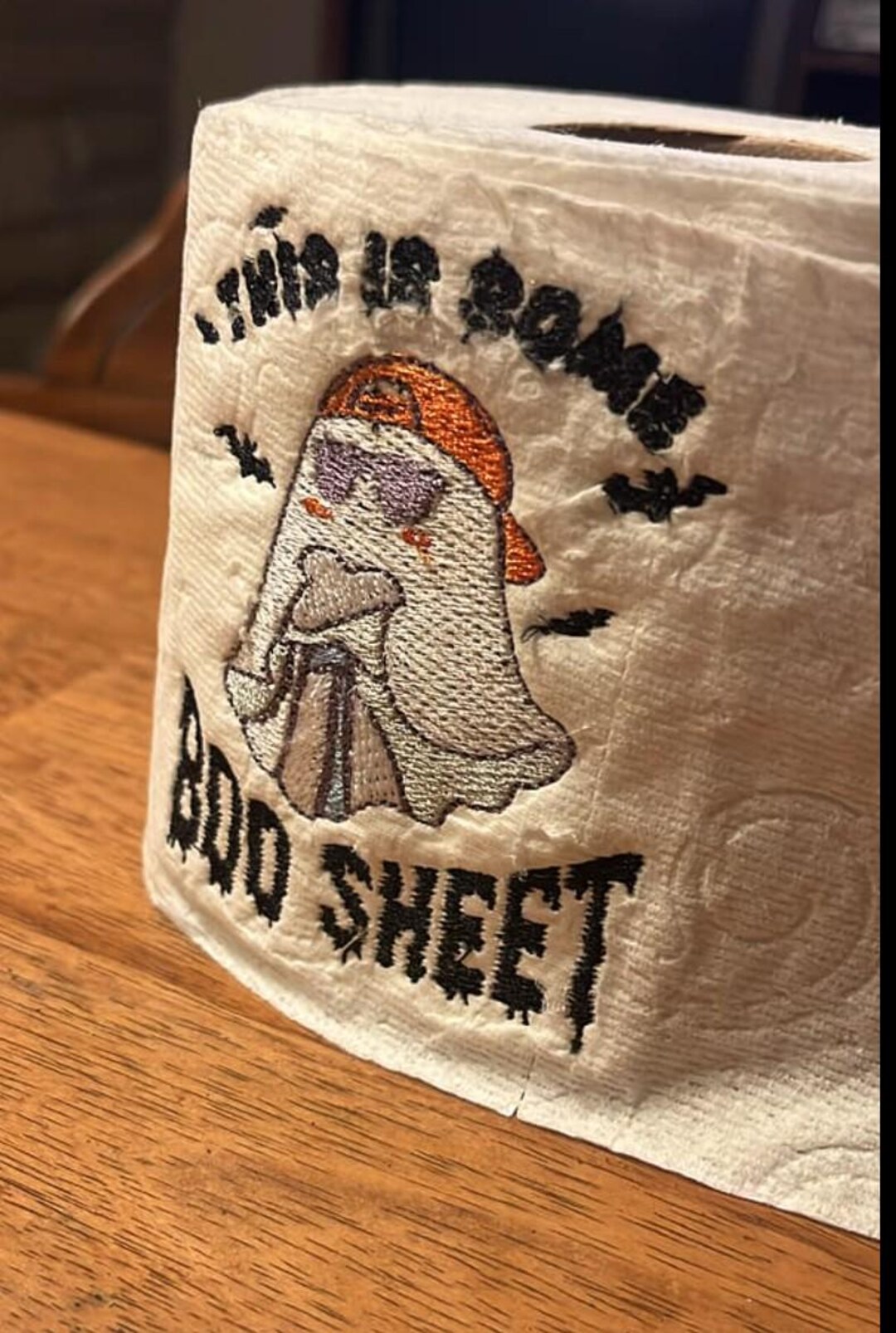 Boo Sheet Embroidery Design Excellent for Toilet Paper 4x4 Hoop - Etsy