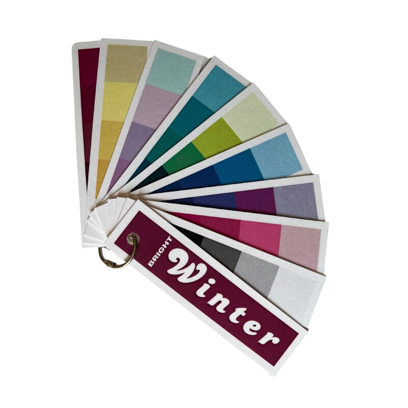 Winter Color Swatches - Etsy