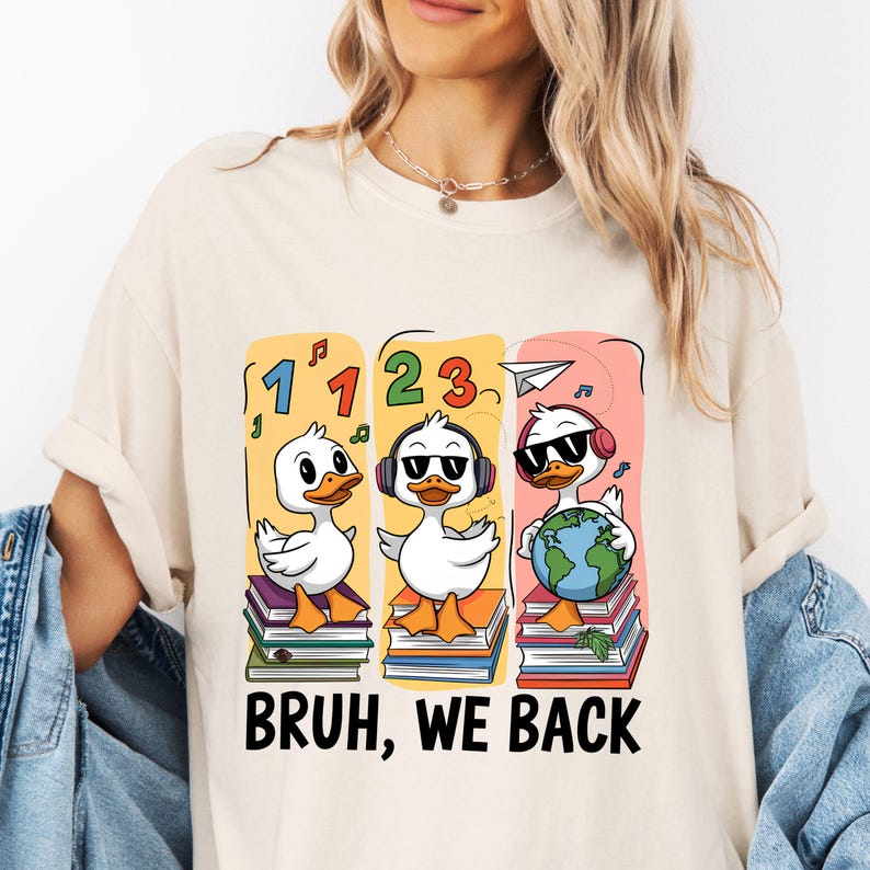 Bruh We Back PNG, Silly Goose Back to School Png, Back to School PNG ...