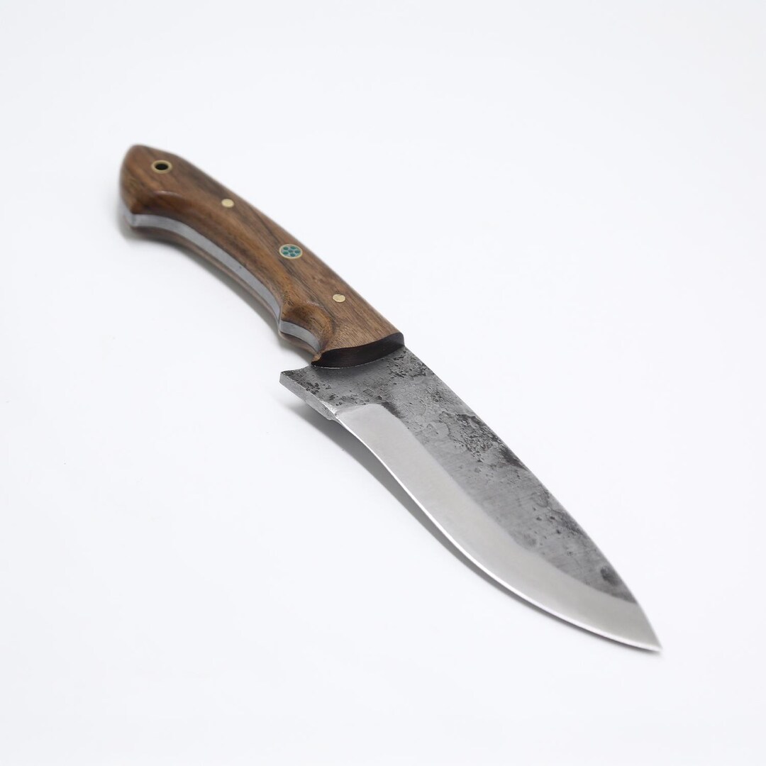 Custom Handcrafted 5160 Steel Knife With Walnut Handle – Perfect for ...