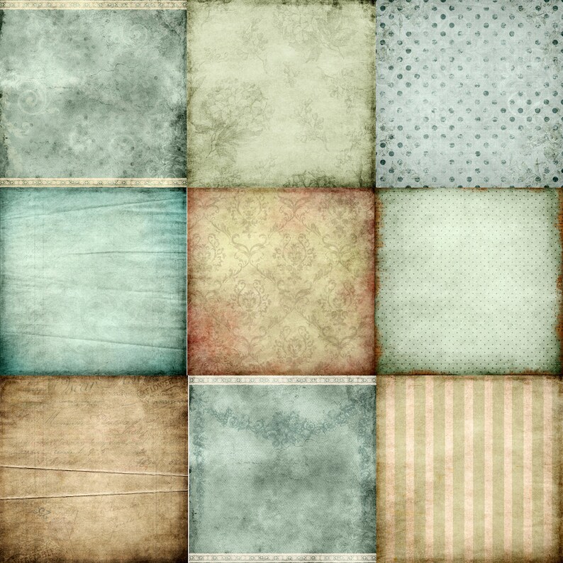 Paper Roses Digital Scrapbook Papers Craft Papers 18 | Etsy