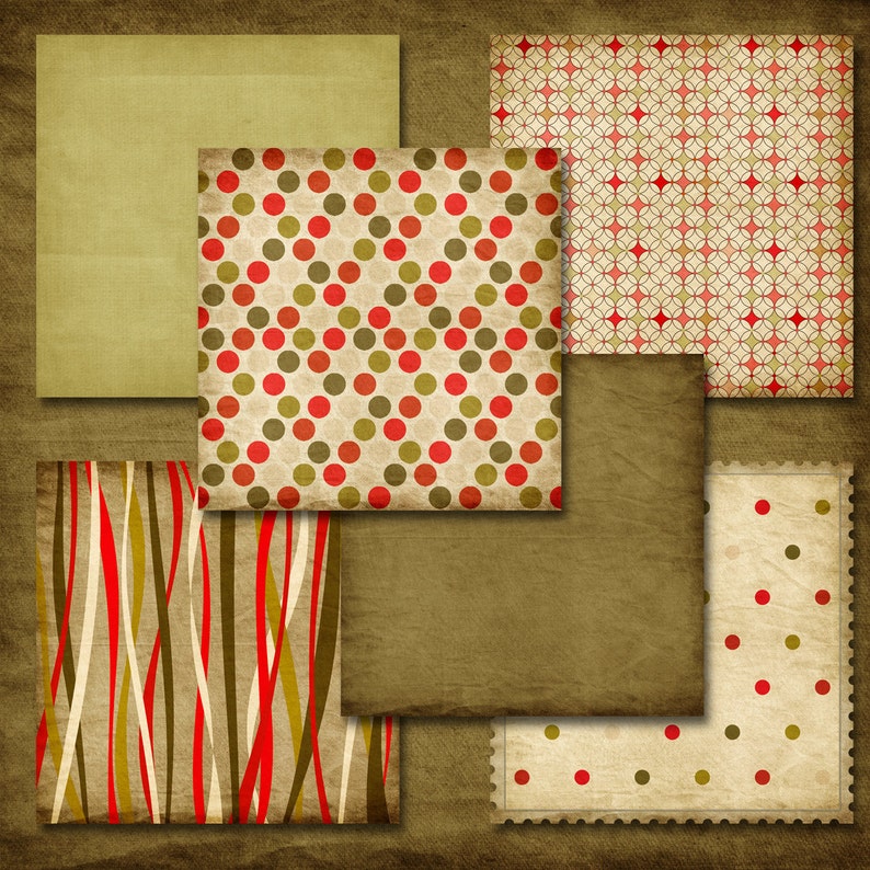 The Magic of Christmas - Digital Scrapbooking Paper Pack - 13 Papers 12 ...