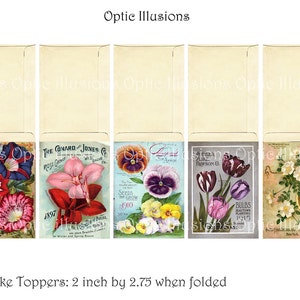 Vintage Seed Packets - VOL 2 - Set of 10 - 2 X 2.75 - Gift Tags ...