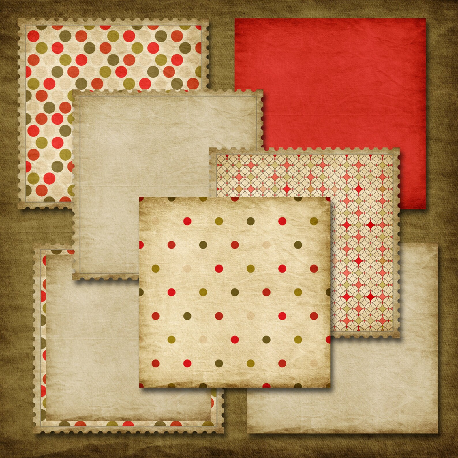 The Magic of Christmas Digital Scrapbooking Paper Pack 13 | Etsy