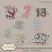 Swirly Fancy Numbers - Table Numbers - Commercial Use - - 0 Thru 31 ...