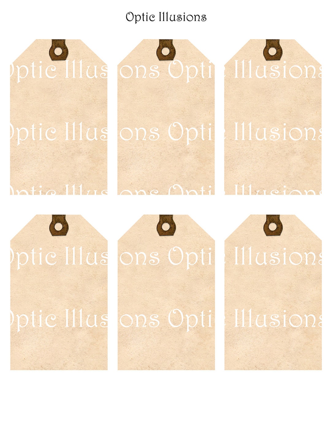 Blank Gift Tags - DIY - Set 3 - Great Start to Your Art Projects - Plus ...