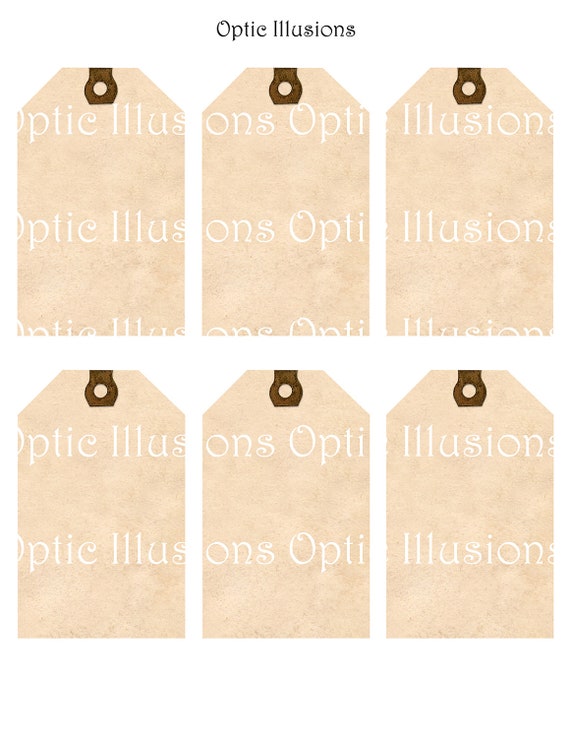 Blank Gift Tags DIY Set 3 Great Start to Your Art | Etsy