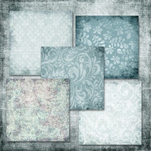 Secret Garden - Set 07 - Digital Scrapbooking Papers - Paper Pack - 12 ...