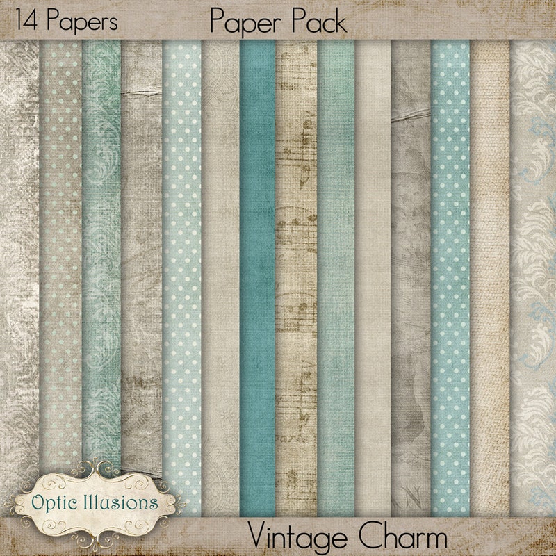 Digital Scrapbook Paper - Etsy