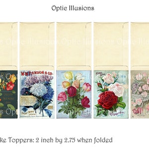 Vintage Seed Packets - BUNDLE - Set of 25 - 2 X 2.75 - Gift Tags ...