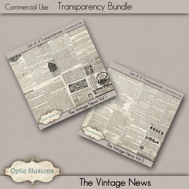 Scrapbook Overlays - Etsy